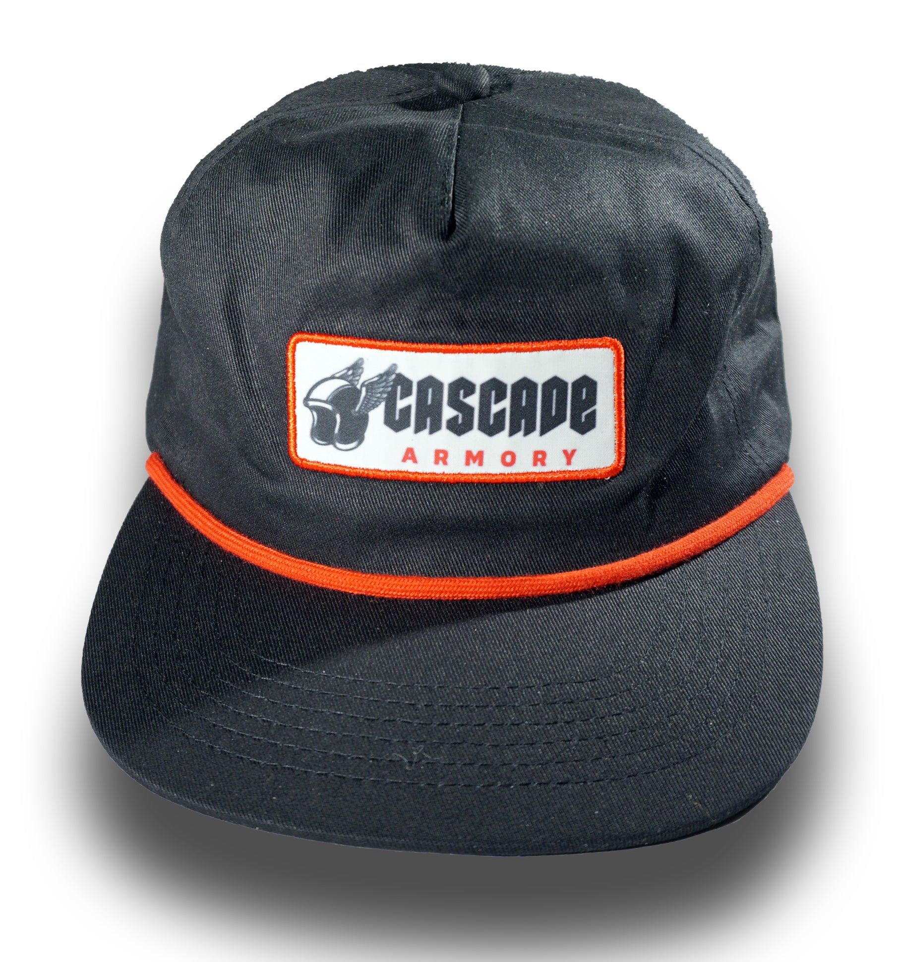 Flat Speed Hat - Black Red and White – Cascade Armory
